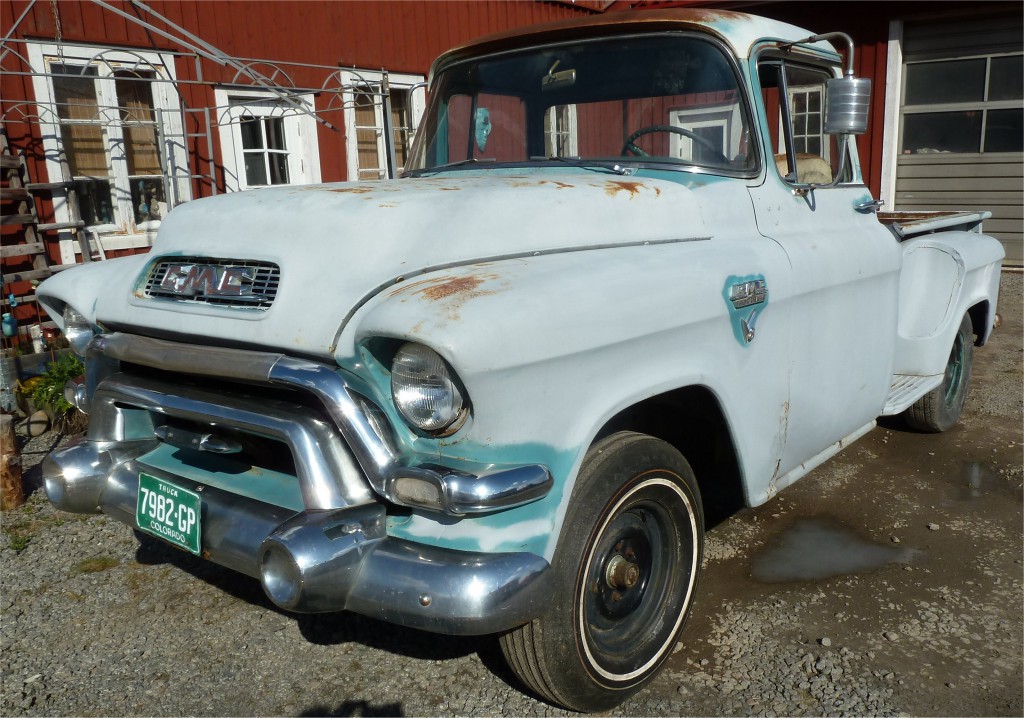 GMC 1956 Stepside pickup V8 & Hydramatic | Old Cars Älekärr AB