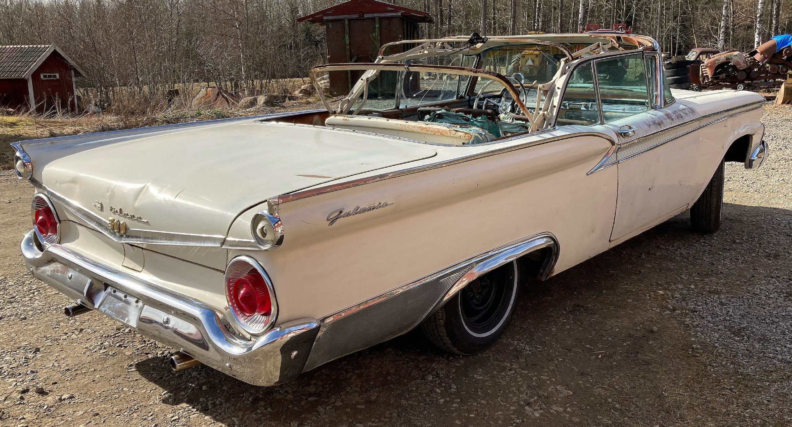 -59 Ford Galaxie Sunliner Conv 2 | Old Cars Älekärr AB