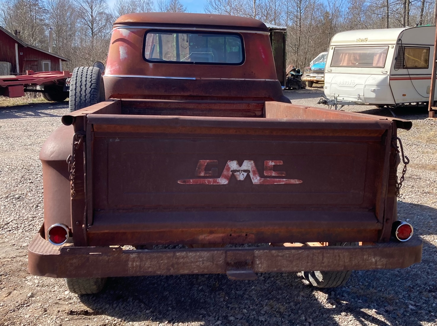 -56 GMC 102 Stepside 5 | Old Cars Älekärr AB