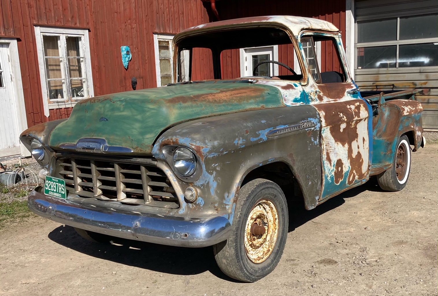 -56 Chevrolet 3100 Big back window 1 | Old Cars Älekärr AB