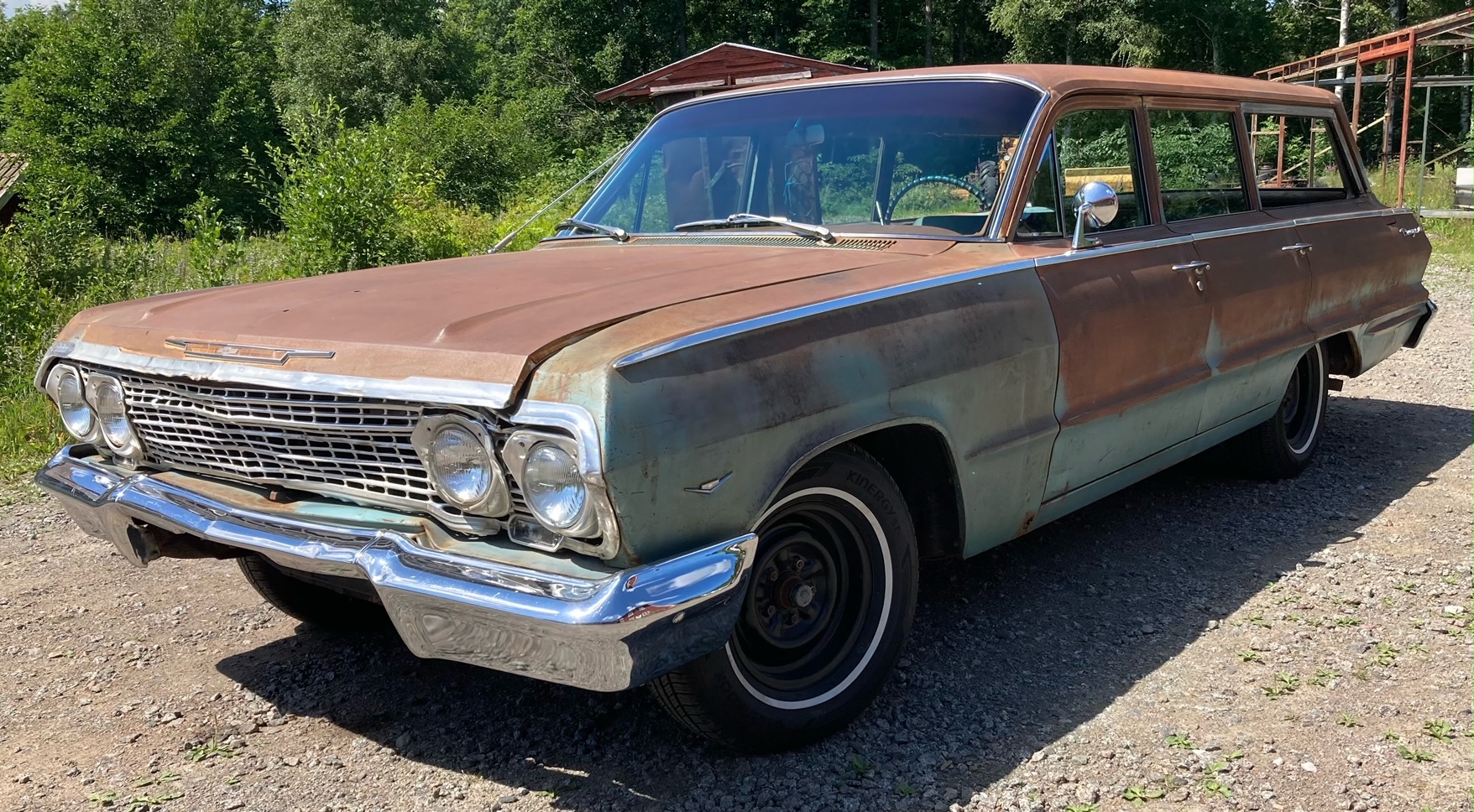 -63 Chevrolet Biscayne wagon 6 | Old Cars Älekärr AB